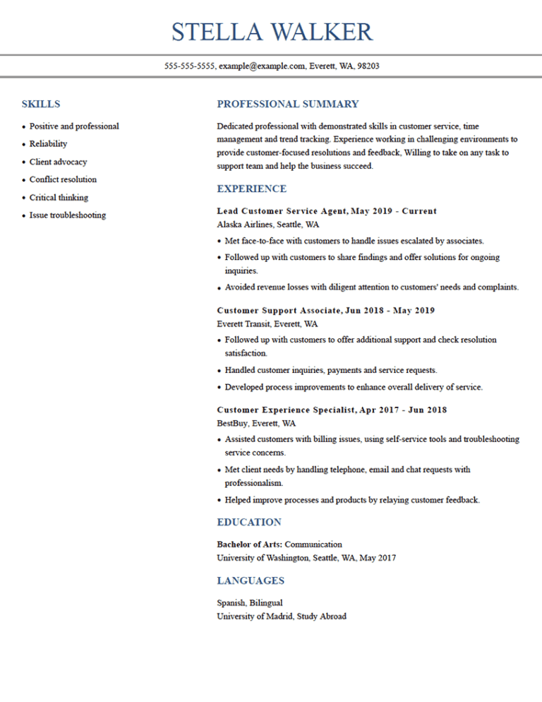 Best Help Desk Resume Examples for 2023