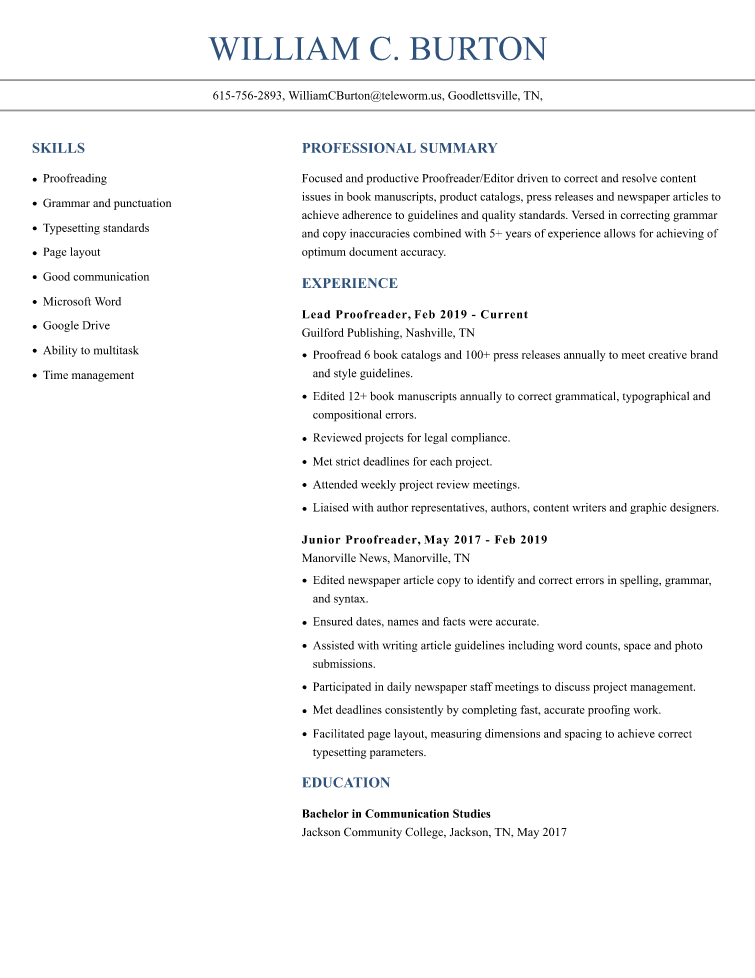 Tips for Creating a Traditional Resume | ResumeNerd