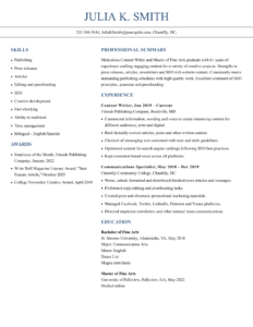 How to Write a Two-Column Resume in 2022 | ResumeNerd