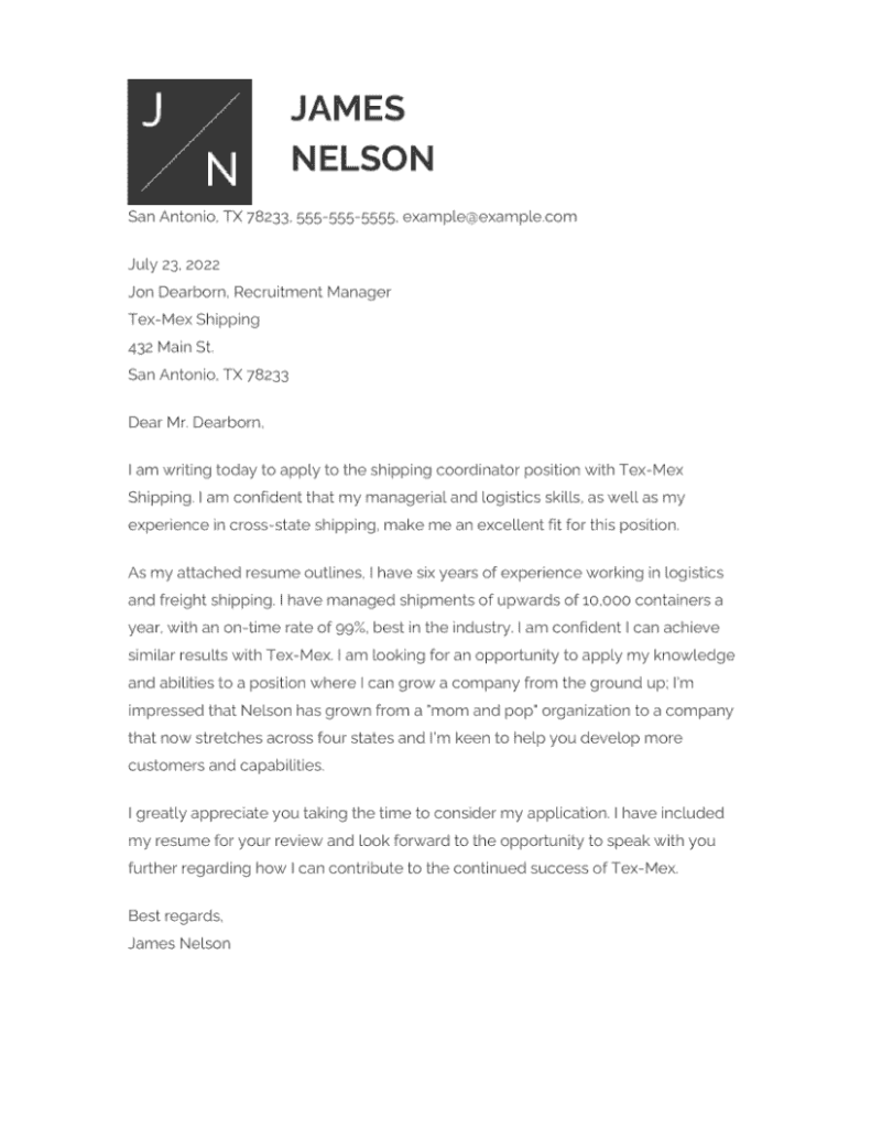 Write a Cover Letter That Doesn’t Feel Generic | ResumeNerd